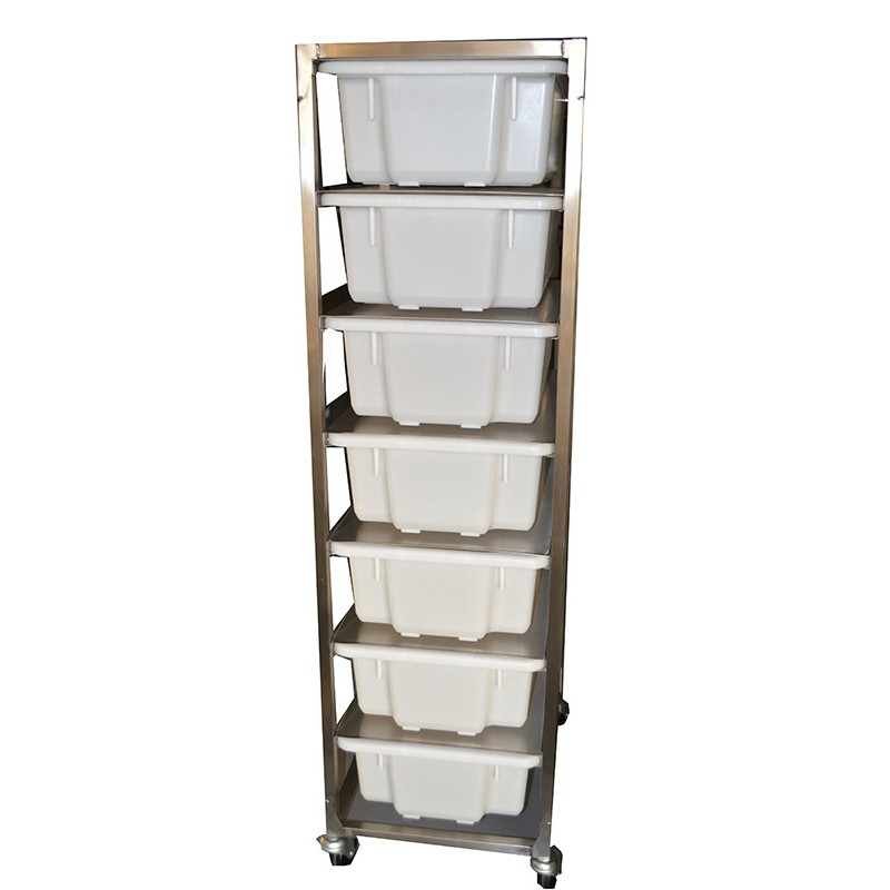 Stainless Steel 7 Bin Rack